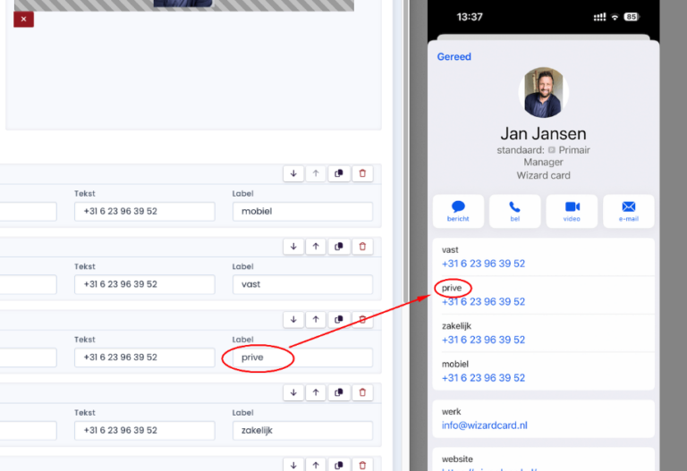 Wat zijn labels? - Wizard card